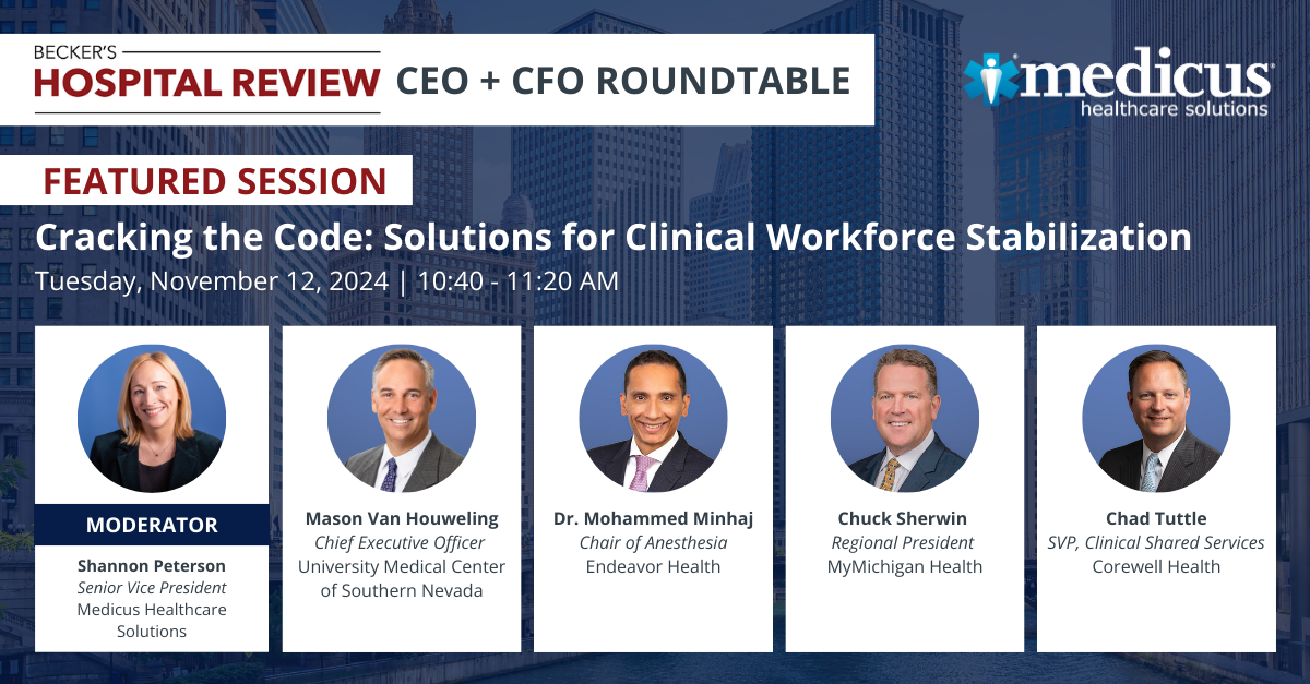 Crack the Code to Clinical Workforce Stabilization at the 12th Annual ...